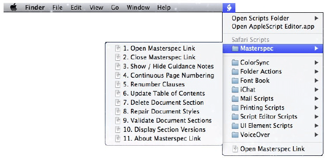 Editing and Customising - Masterspec